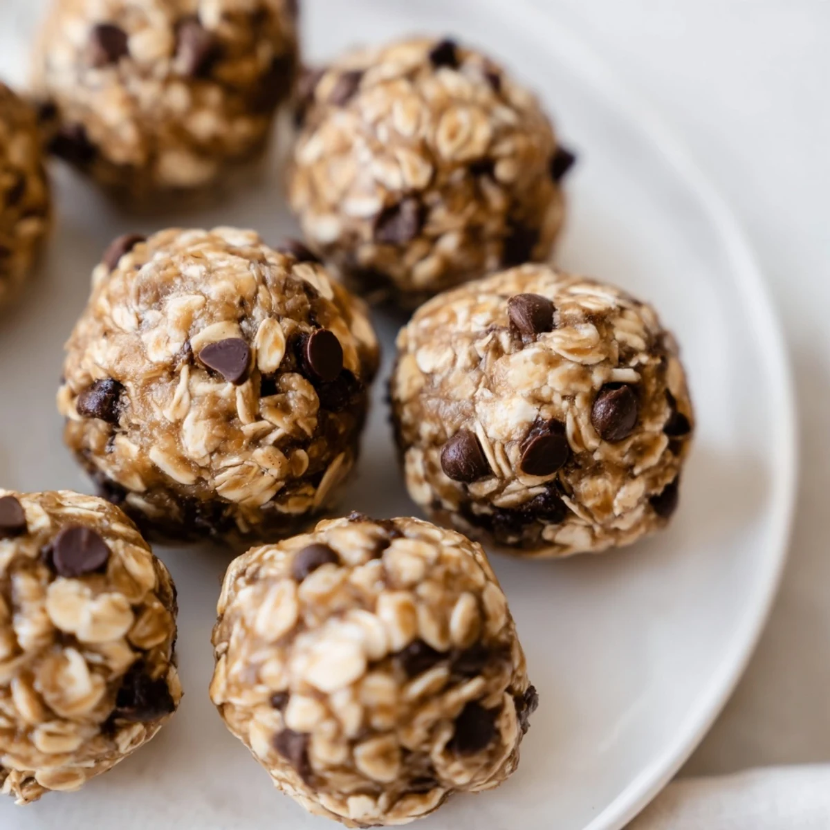 No-Bake Banana Chocolate Chip Energy Balls - 10 Minute Snack